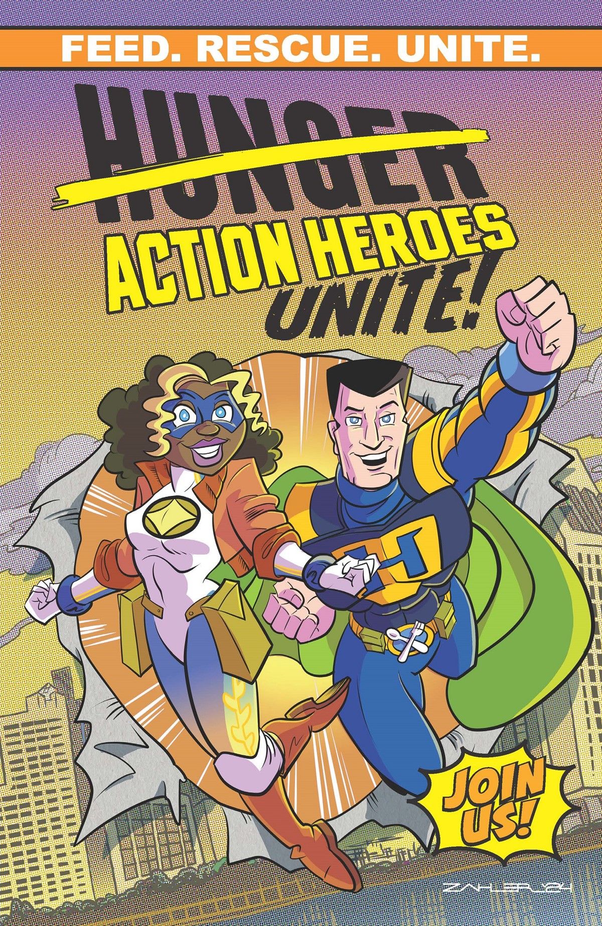 Students join powers to create hunger fighting superheroes | The East ...